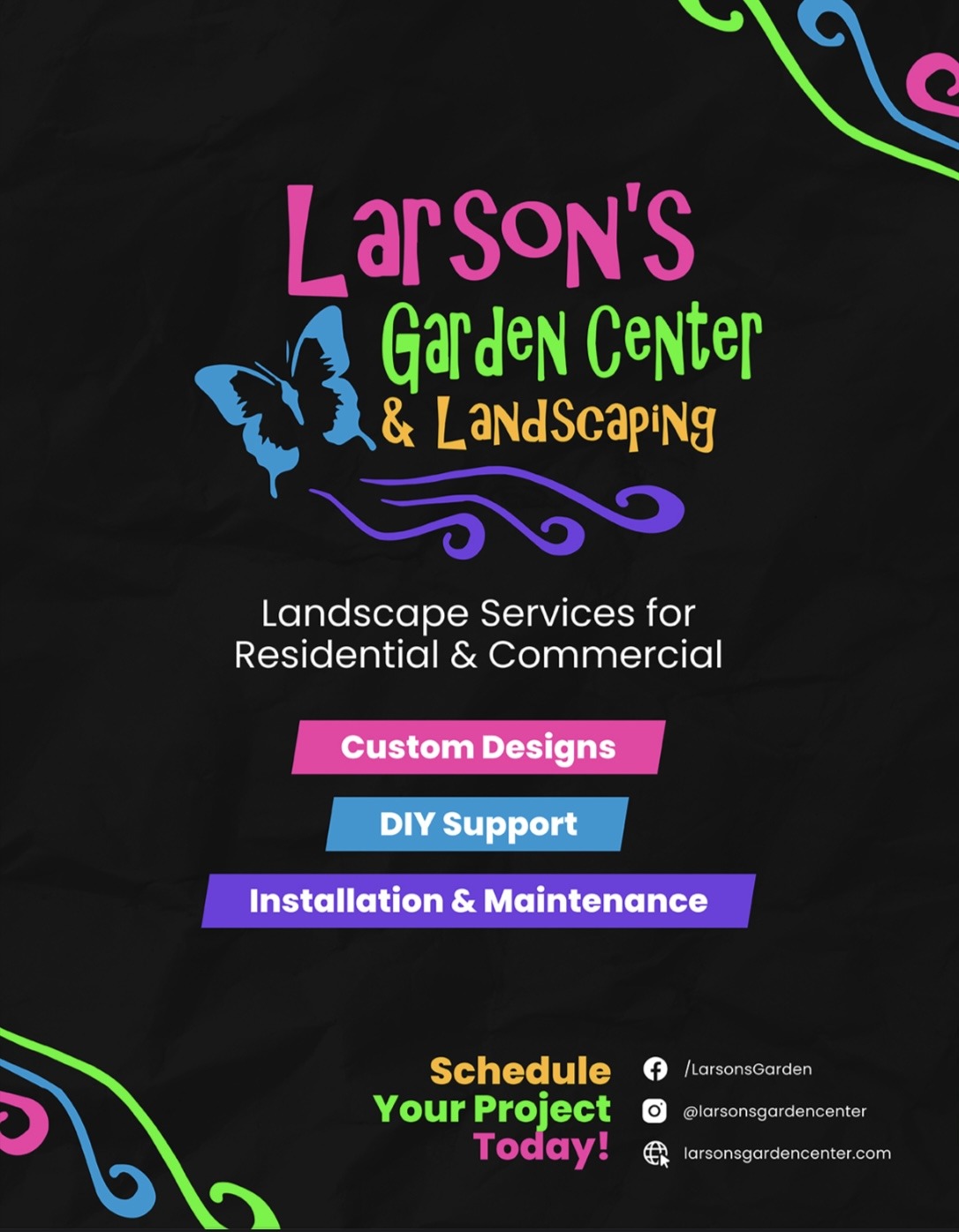 LANDSCAPE PACKAGE OPTIONS AND PRICES – Larson's Garden Center and ...